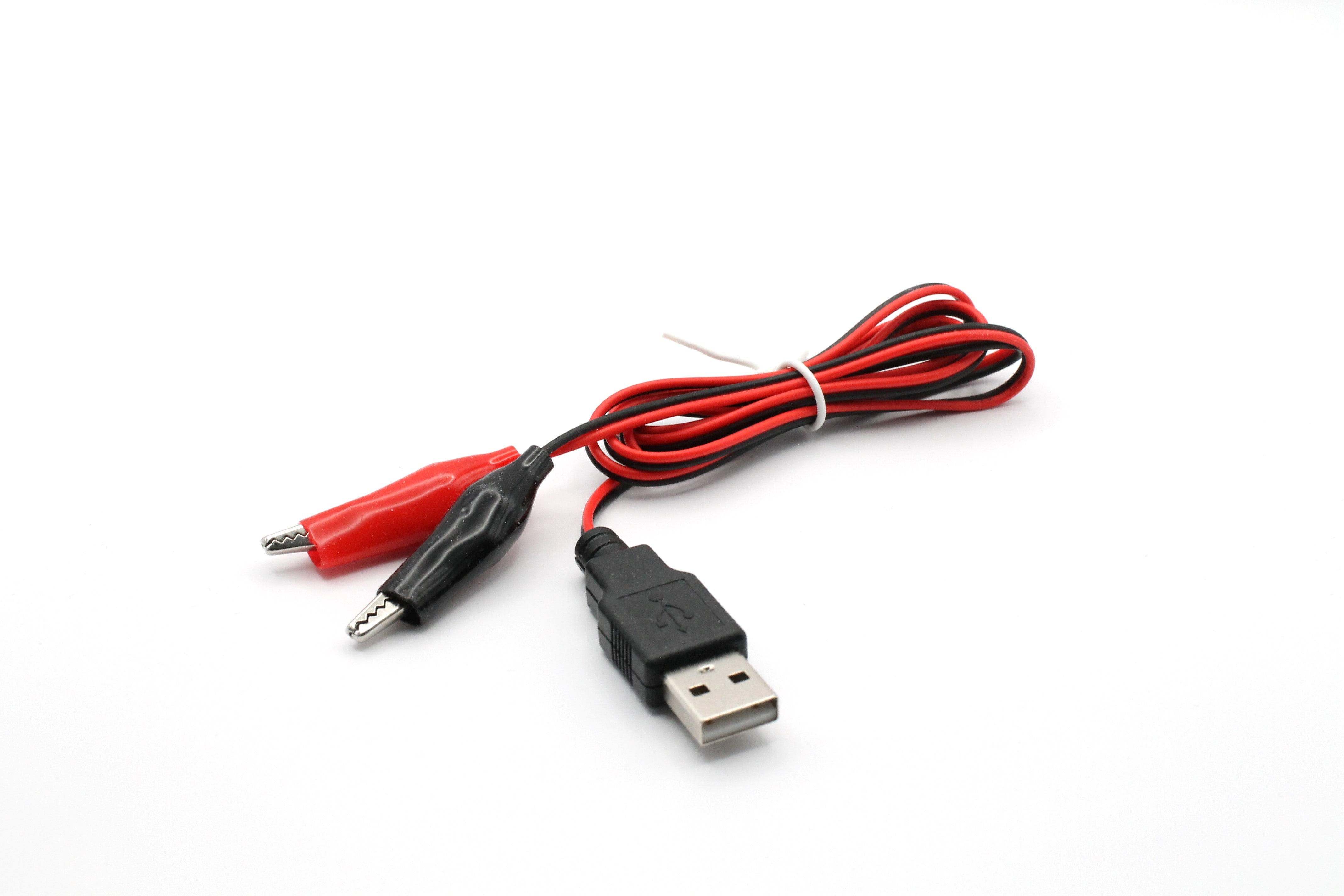 USB to Alligator Clips Power Adapter – Questwise Ventures